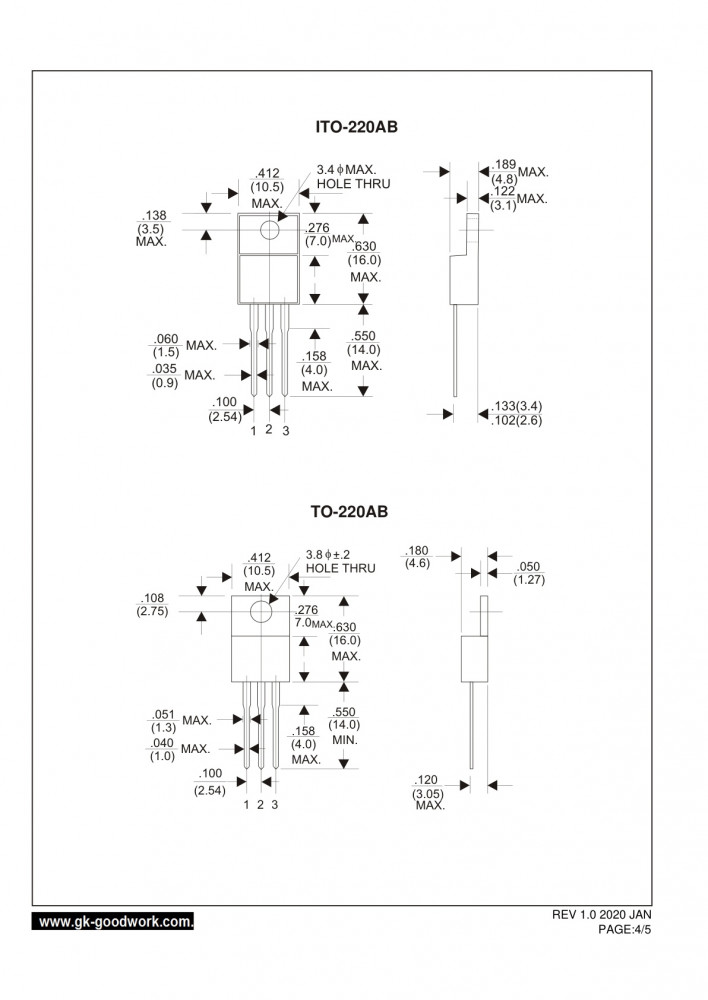 GOODWORK BT151S-600R datasheet page 4