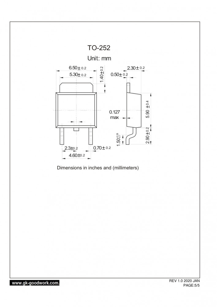 GOODWORK BT151S-600R datasheet page 5
