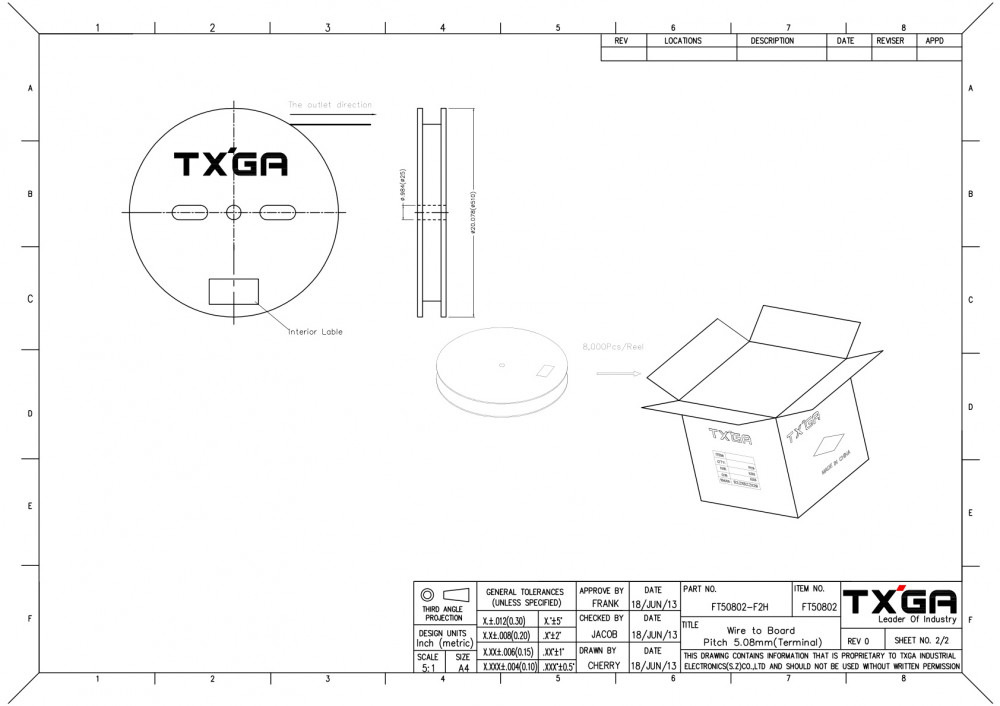 FT50802-F2H technical document page 2