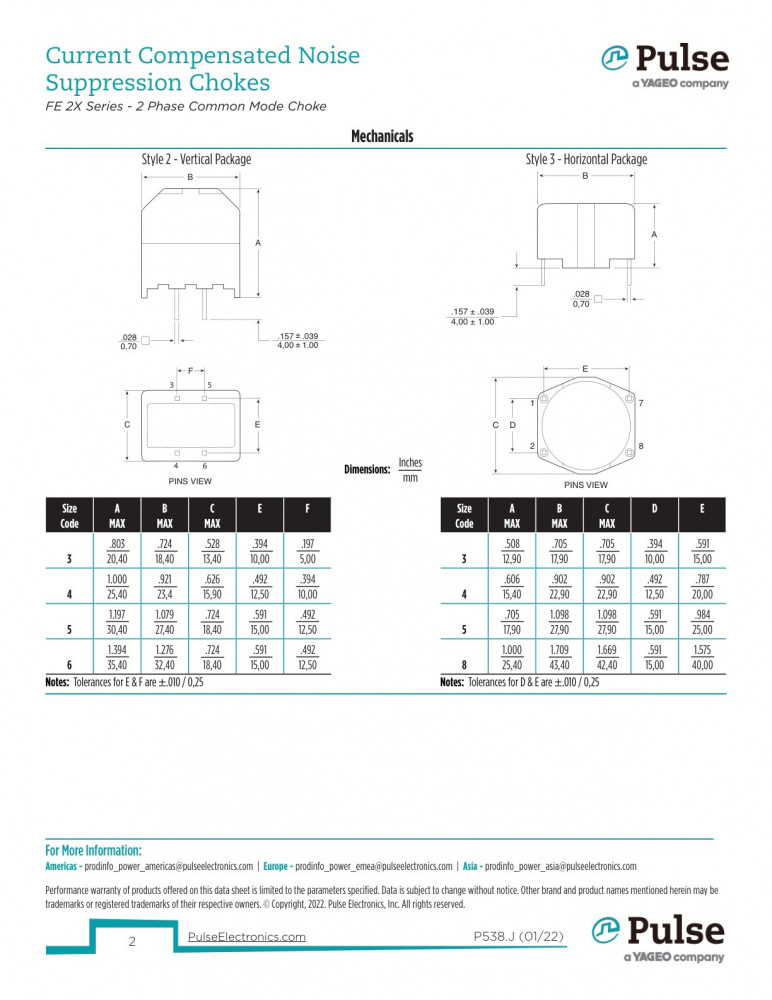 FE2X07-3-2NL technical document page 2