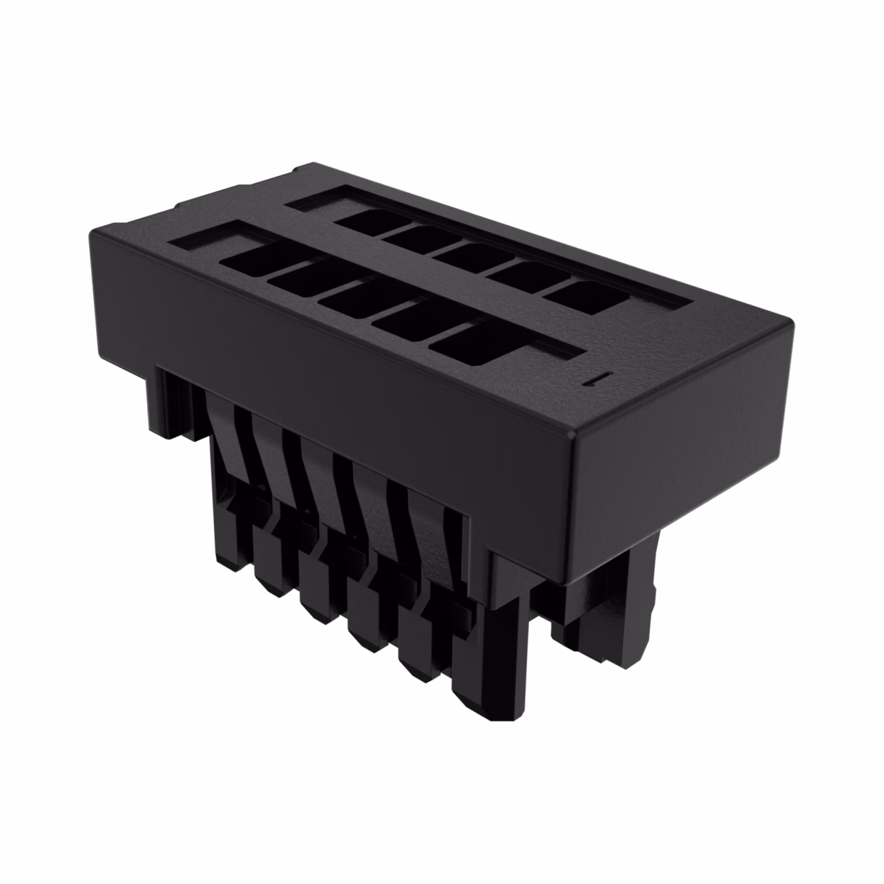 Zero-Hachi Receptacle Housing, 0.80mm Pitch, Dual Row, Friction Lock, 10 Circuits, Black for sale