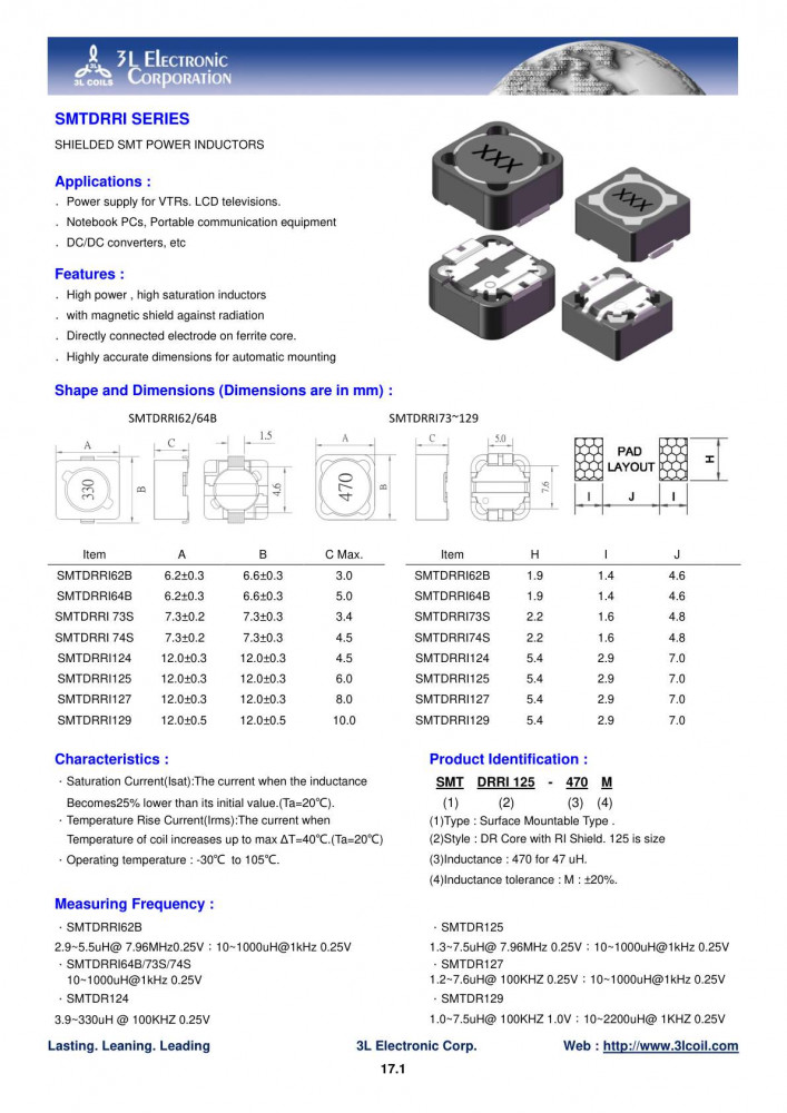 3L COILS SMTDRRI catalogue page 2