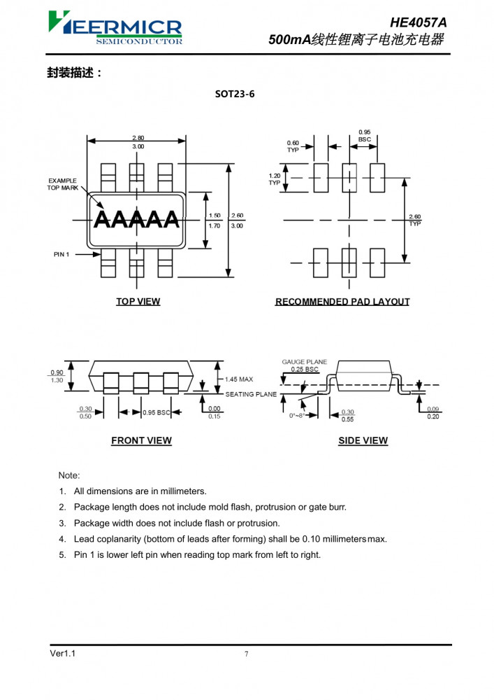 HE4057A datasheet page 7