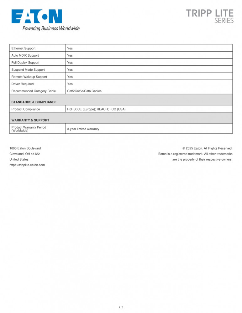 U236-000-R product documentation, page 3