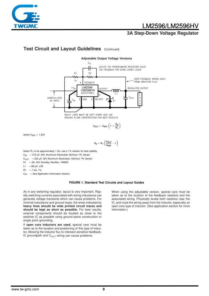 LM2596S-ADJ datasheet page 9