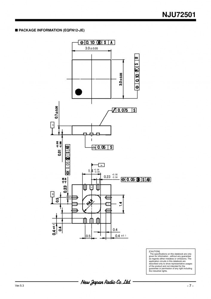 NJU72501MJE-TE2 datasheet page 7