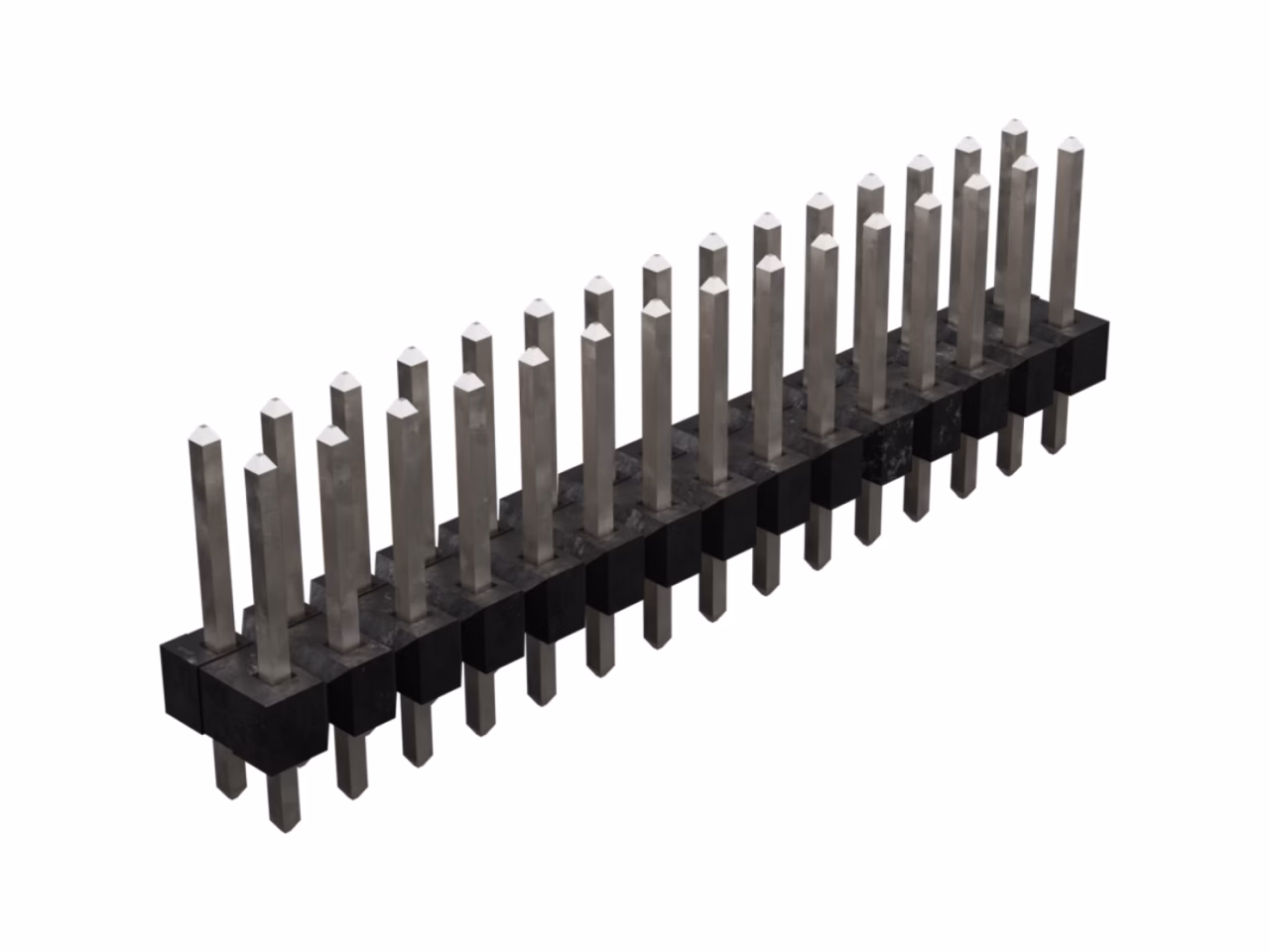 C-Grid Header, 2.54mm Pitch, Through Hole, Dual Row, Vertical, 30 Circuits, 2.54µm Tin (Sn) Plating, Tray Packaging, Lead-Free for sale
