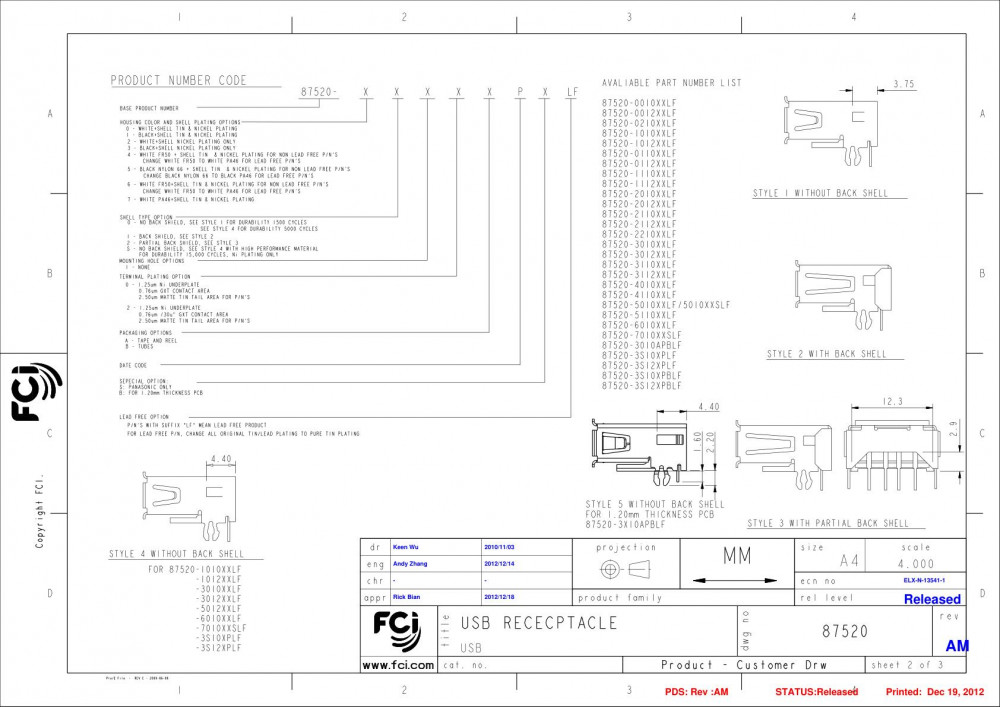87520-0112ALF technical drawing page 2