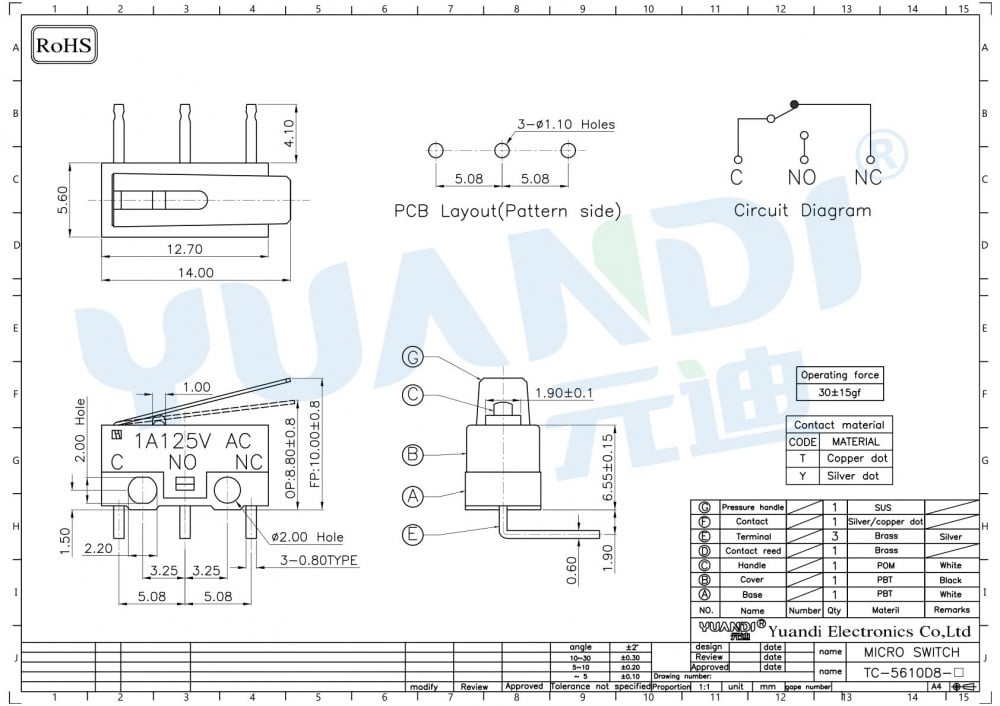 TC-5610D8-T technical document