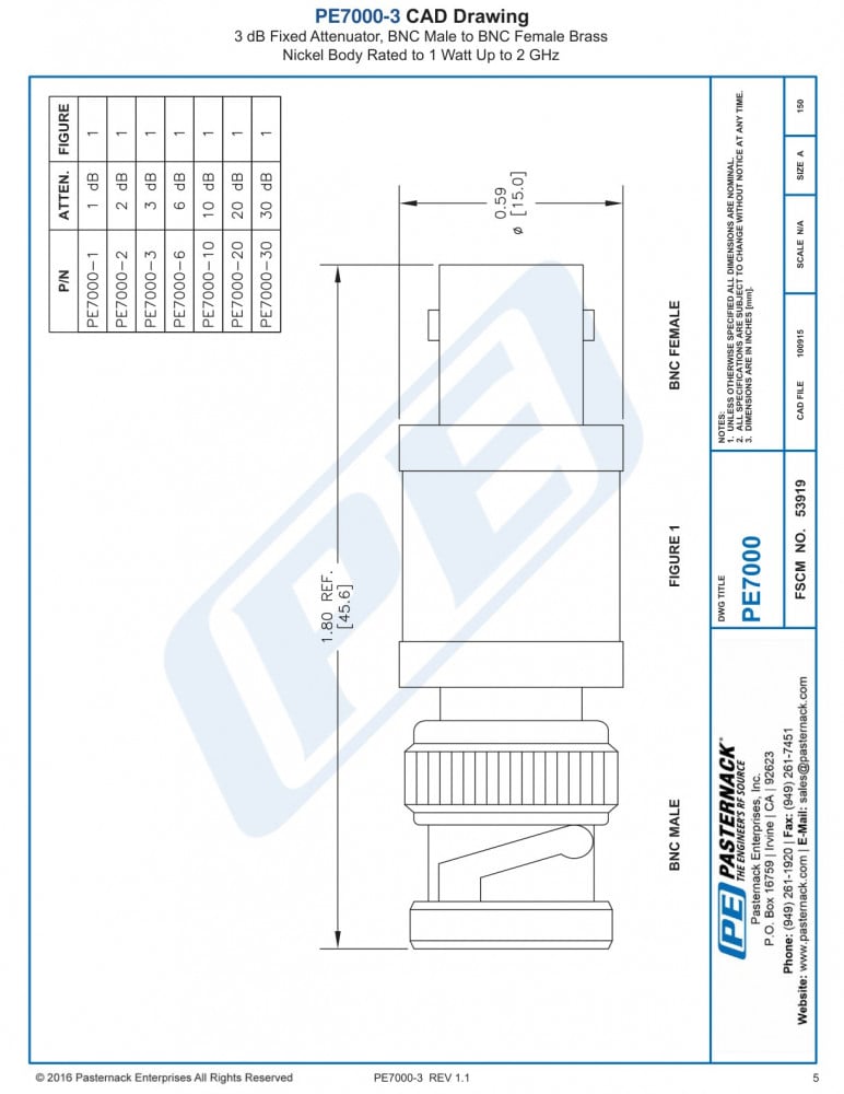 PE7000-3 datasheet page 5