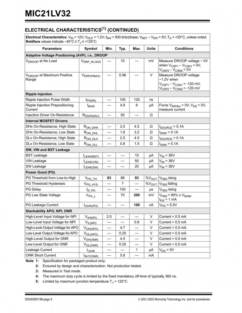 MIC21LV32 document preview, page 8