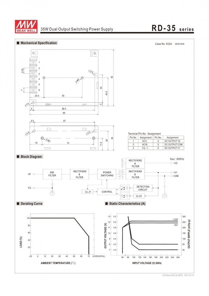 RD-35A datasheet page 2