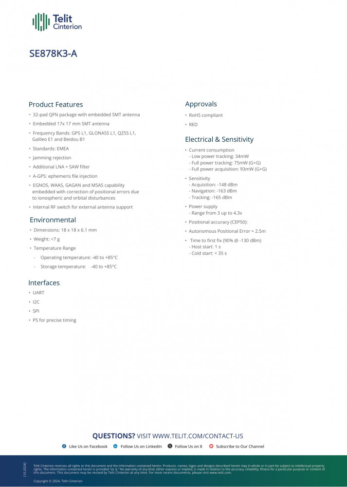 SE878K3-A technical document page 2