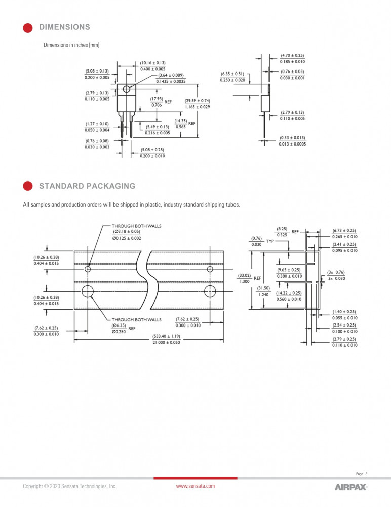67L070 6700 Series technical document page 3