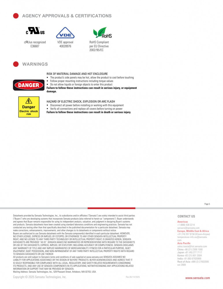 67L070 6700 Series technical document page 5