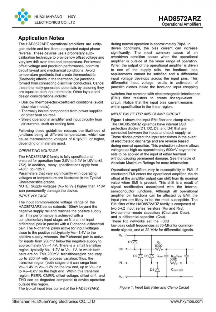 HAD8572ARZ-REEL7 datasheet page 7