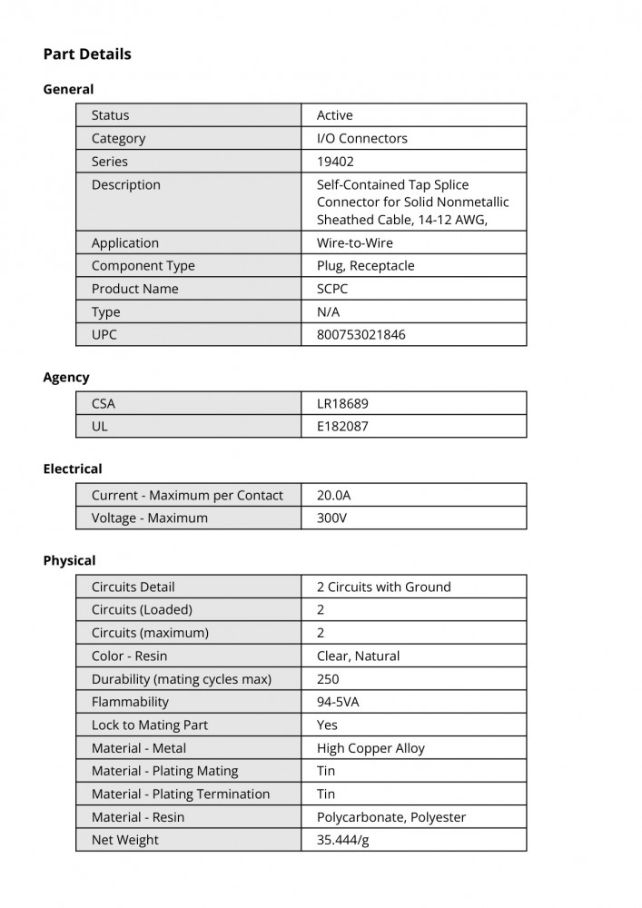 Product document preview, page 2