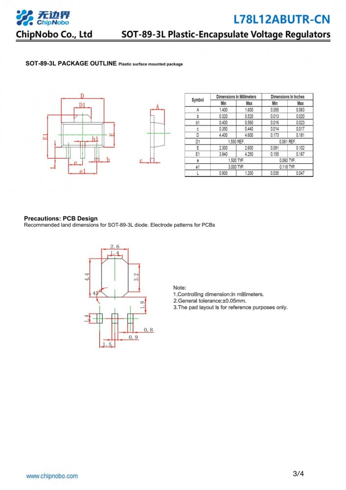 L78L12ABUTR-CN datasheet page 3