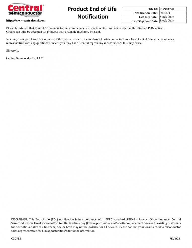 CEN-U05 PBFREE datasheet page 4