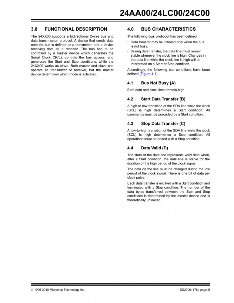 24LC00 datasheet page 5