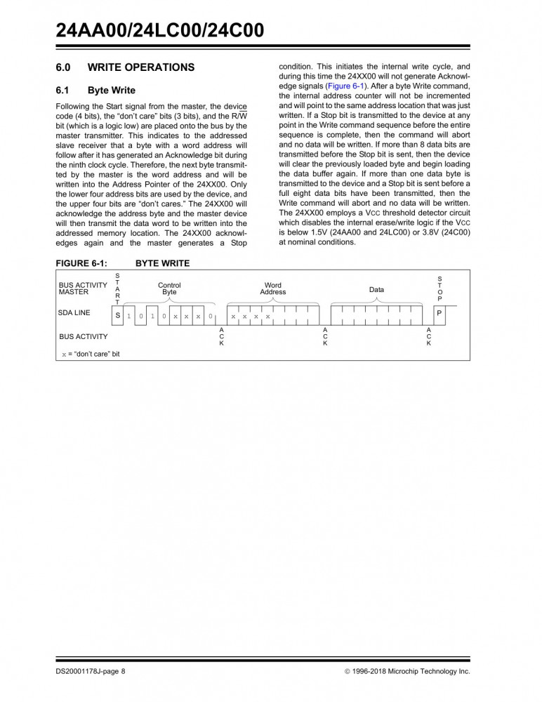 24LC00 datasheet page 8