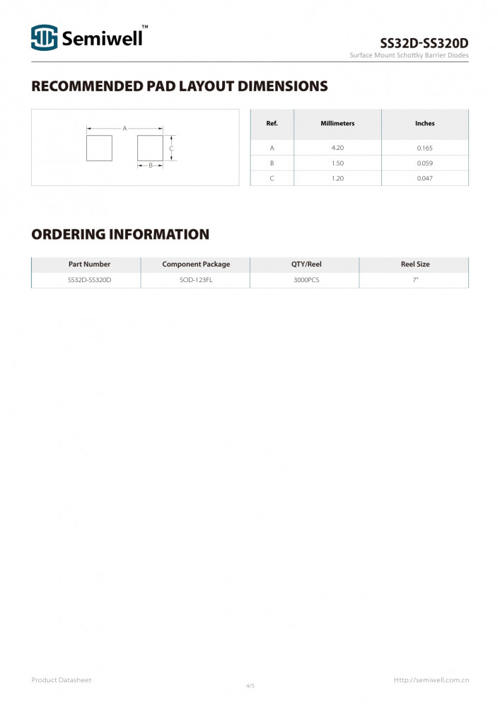 SS320D datasheet page 4