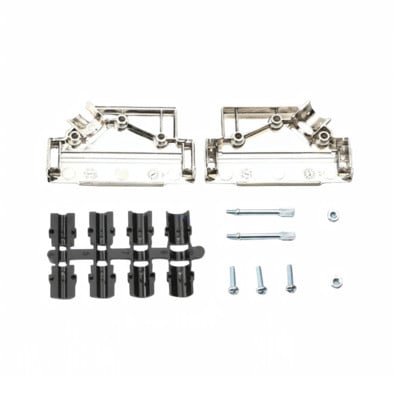 MH CONNECTORS MHDM37-K D-Sub Backshell Hood