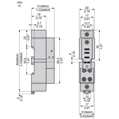 Schneider RPZF1 Relay Socket for sale