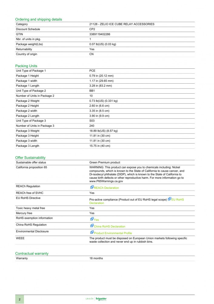 RPZF1 technical documentation page 2