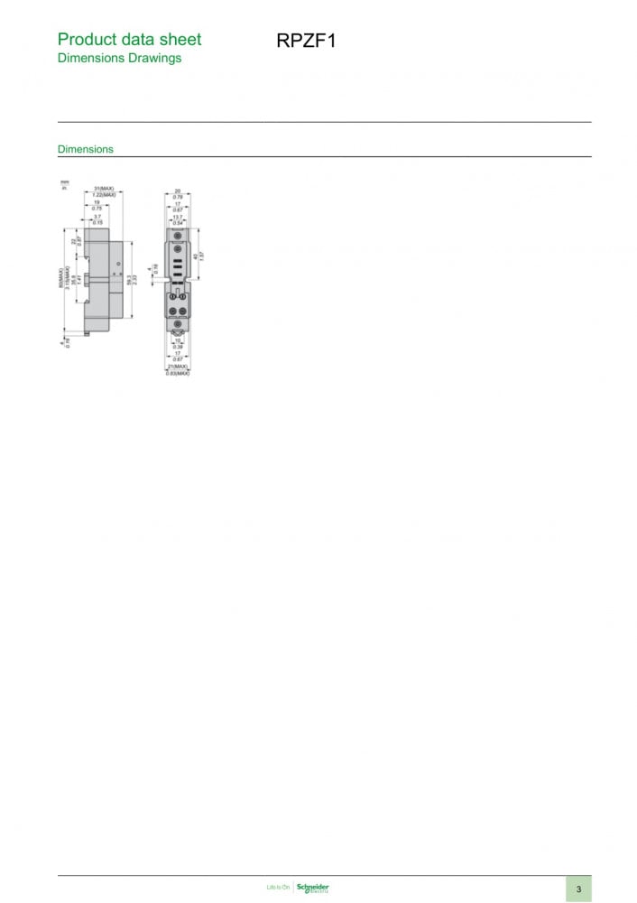 RPZF1 wiring diagram