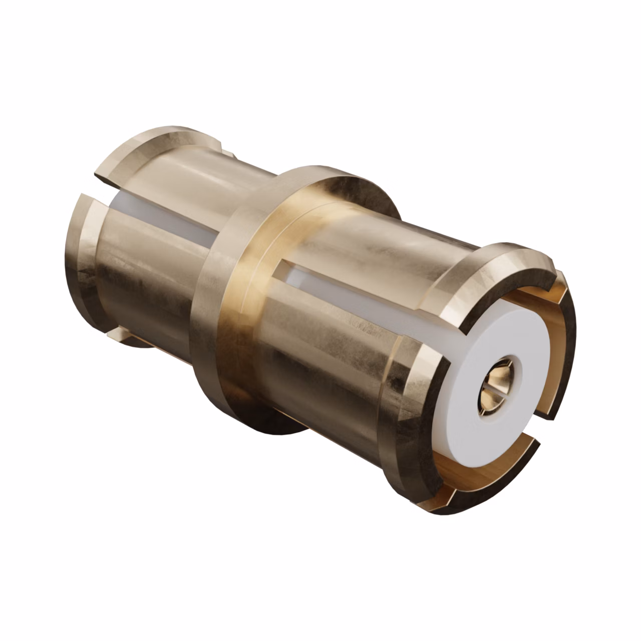 SMP Jack-to-SMP Jack Adapter, Straight, 6.45mm Length, One Piece Per Bag, 50 Ohms for sale