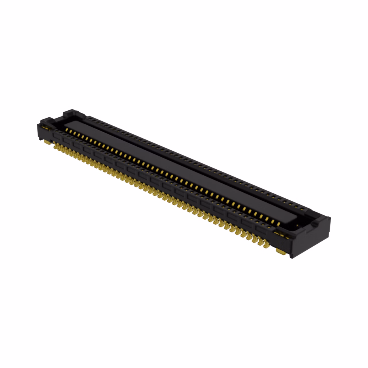 SlimStack Board-to-Board Receptacle, 0.40mm Pitch, J-Bend Series, 0.20µm  Gold (Au) Plating, 1.50 or 2.00mm Mated Height, 3.40mm Mated Width, 90 Circuits for sale