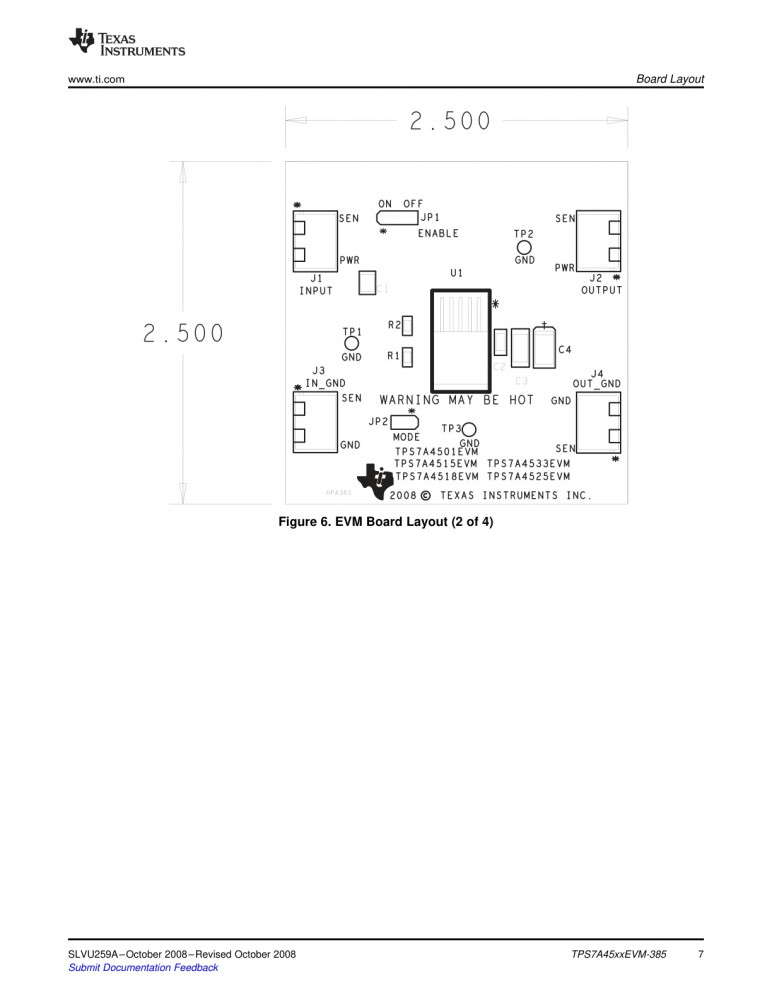 TPS7A4501EVM-385 document page 7