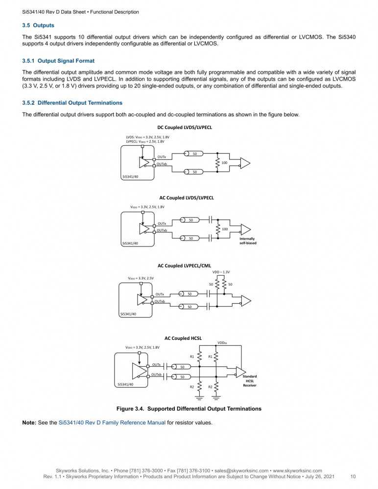 SI5340A-D-GM datasheet page 10