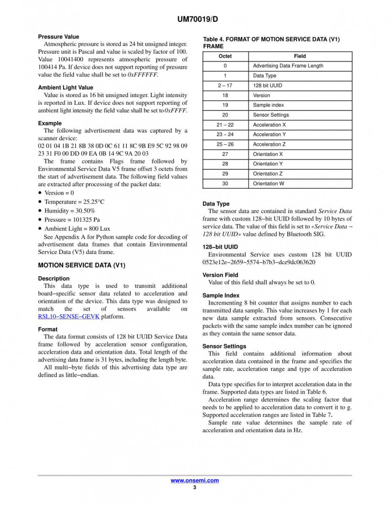 SECO-RSL10-TAG-GEVB documentation page 3