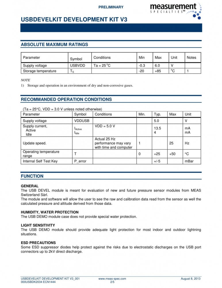 PROTO-USBDEVELKIT datasheet page 2
