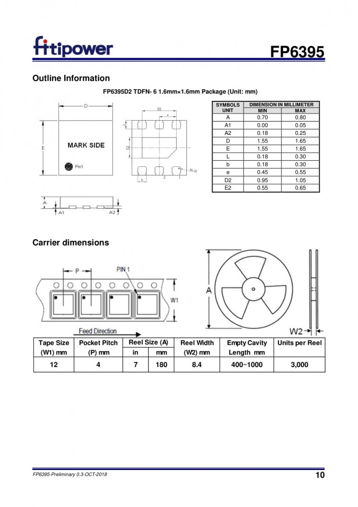 FP6395D7 datasheet page 10