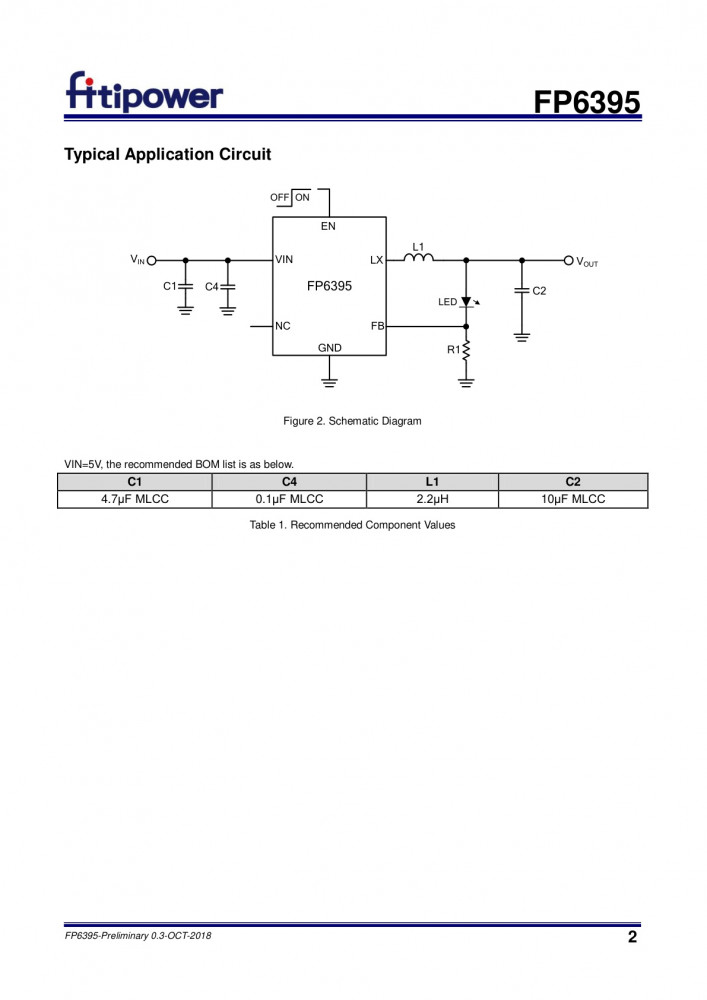 FP6395D7 datasheet page 2
