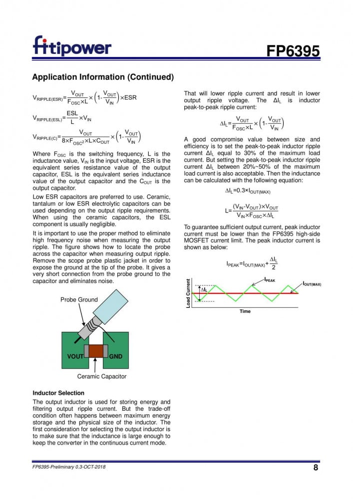 FP6395D7 datasheet page 8
