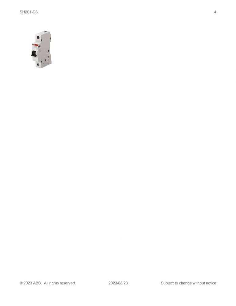 SH201-D6 technical document page 4