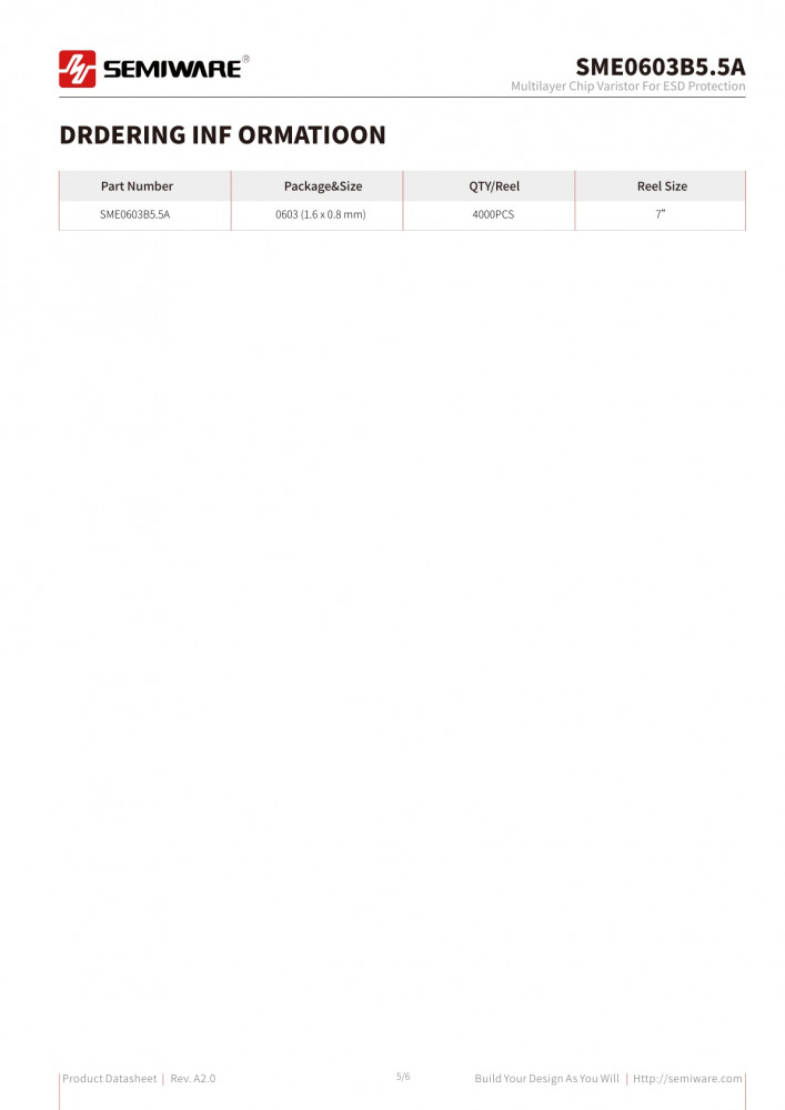 SME0603B5.5A datasheet page 5