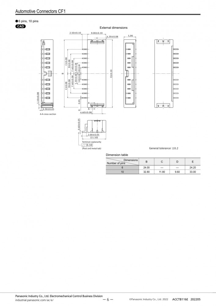 PANASONIC CF1 catalog page 7