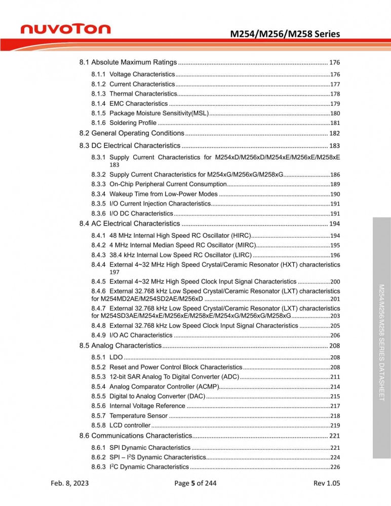 M258SE3AE datasheet page 5