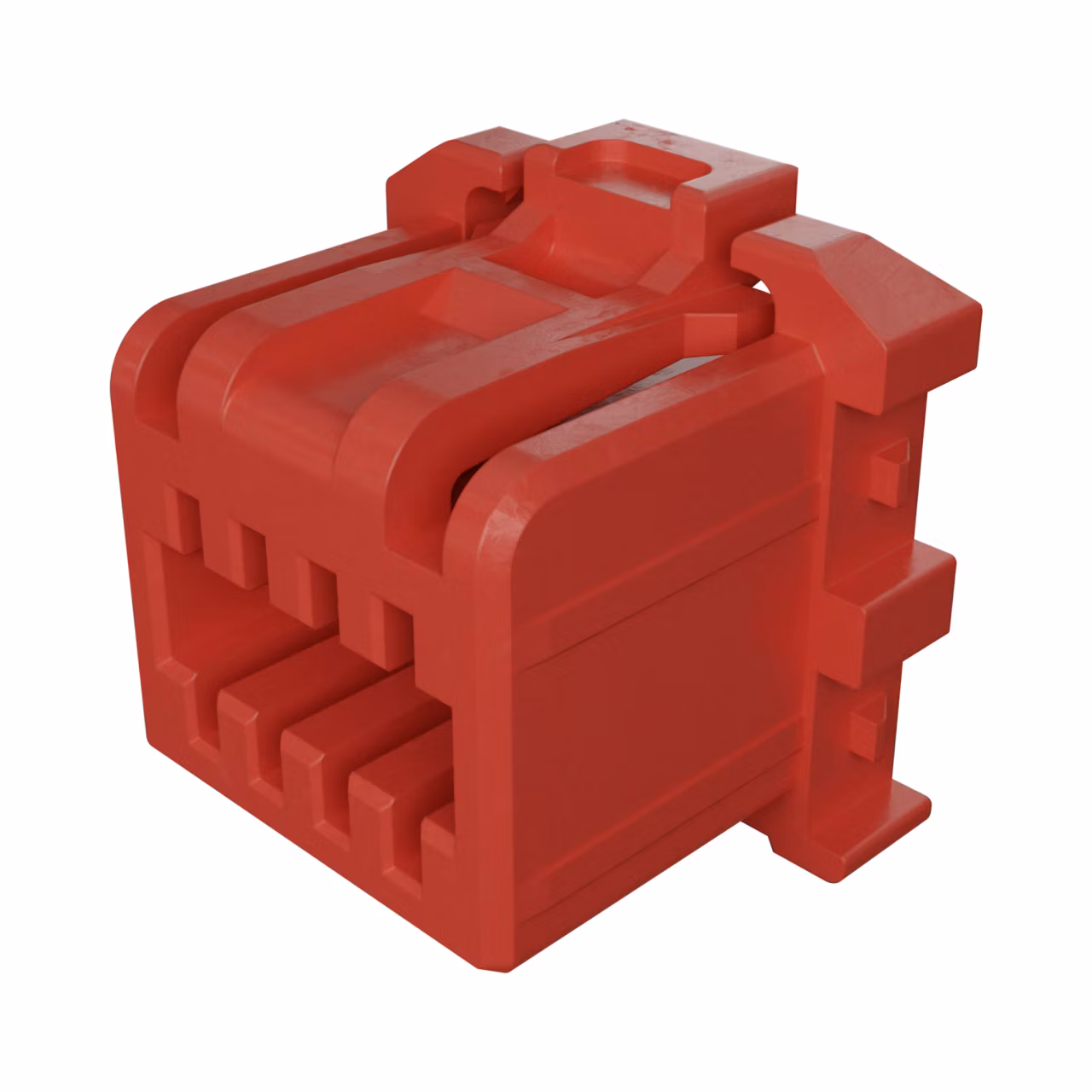 Micro-Lock Plus TPA Type Receptacle Housing, 1.25mm Pitch, Dual Row, Positive Lock, 8 Circuits, Red for sale