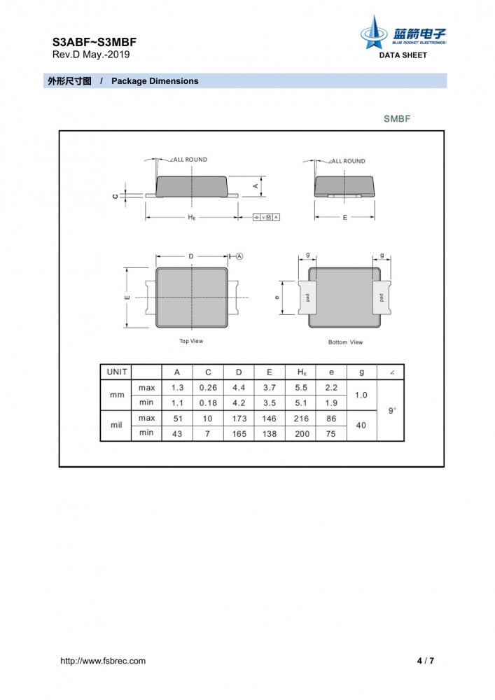S3MBF datasheet page 4