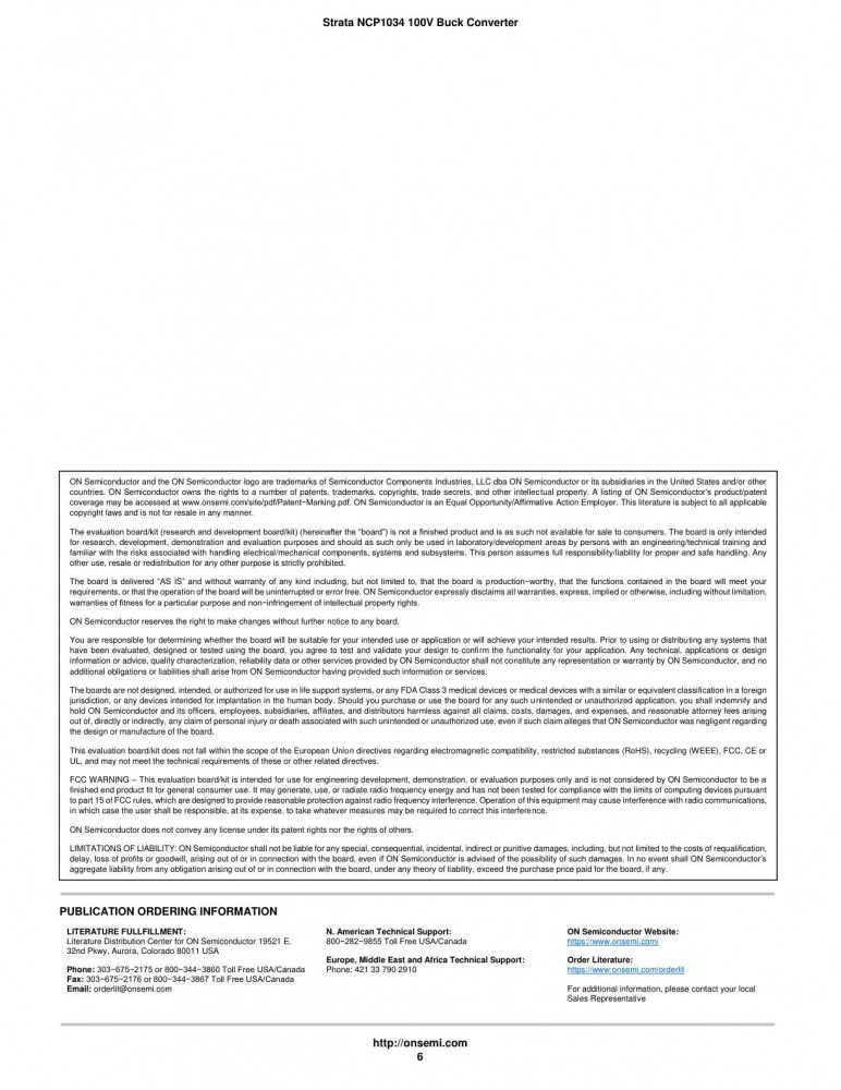 STR-100V-BUCK-NCP1034-GEVB document page 7