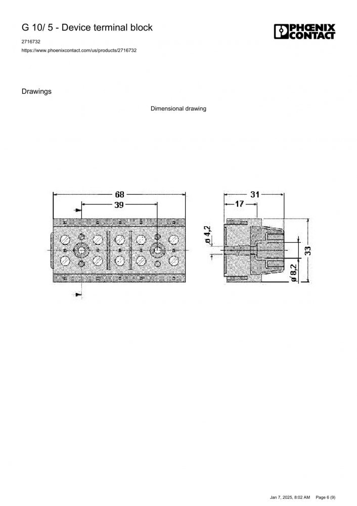 Phoenix Contact 2716732 product documentation page 6