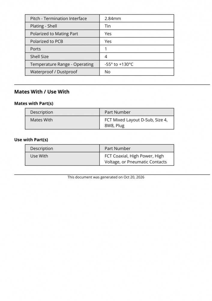 MOLEX 1731071200 product drawing, page 3