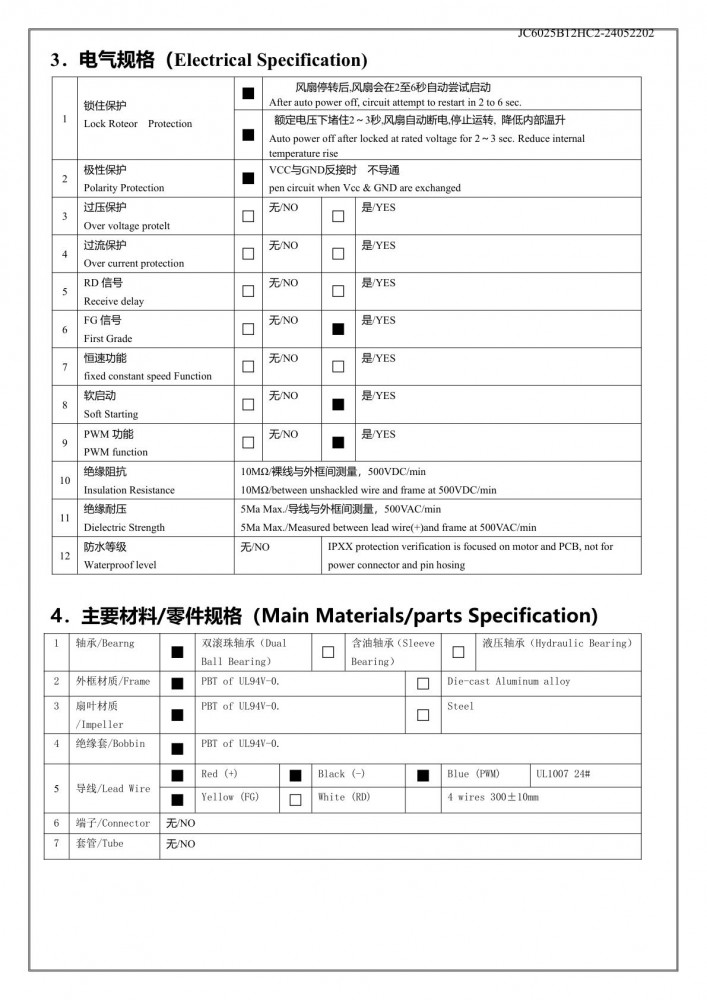 JC6025B12HC2 approval sheet page 3