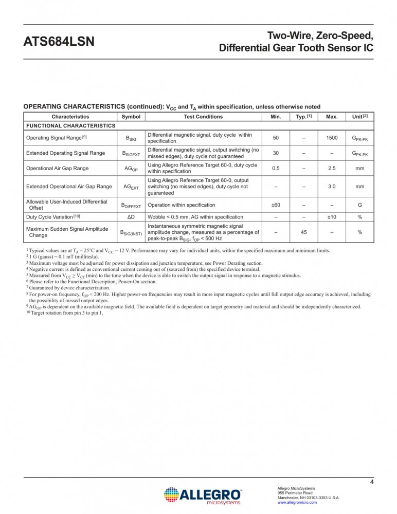 ATS684LSNTN-T datasheet page 4
